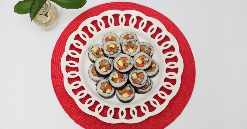 Cheese kimbap