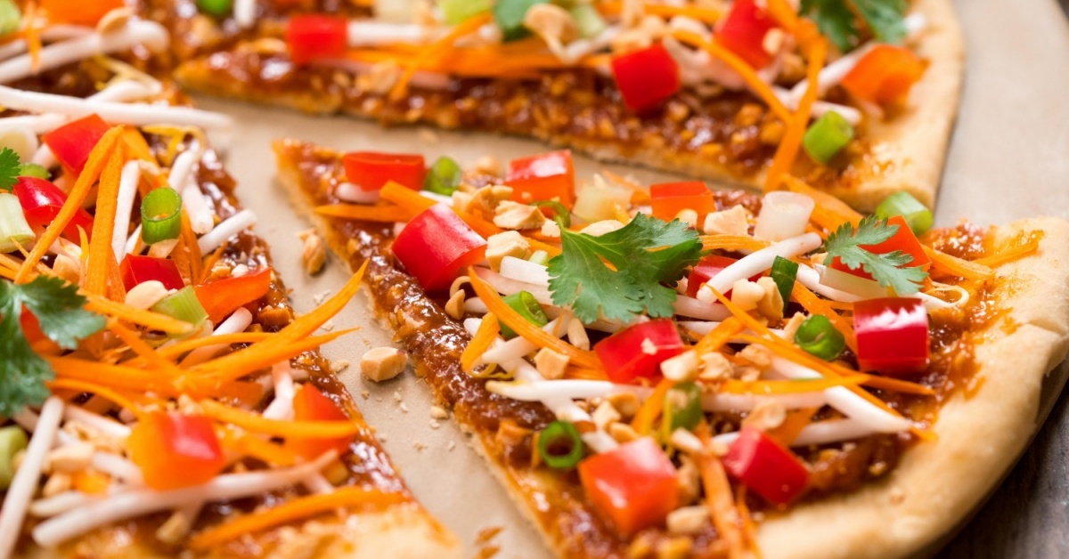 Hacer que la pizza de Tai Cha y (pizza de pizza) sea deliciosa