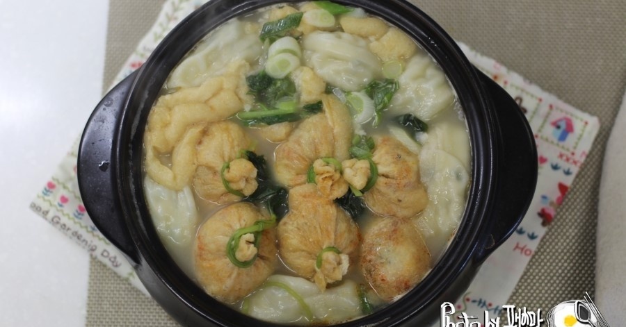 Sopa de bollo con una simple bolsa de matrimonio