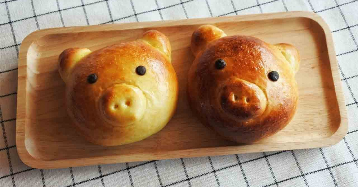 2019 is the year of the pig!! Making Golden Pig Bread｜Hyosum