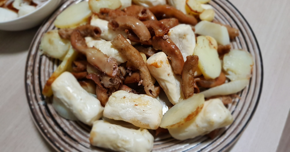 Grilled tripe using air fryer