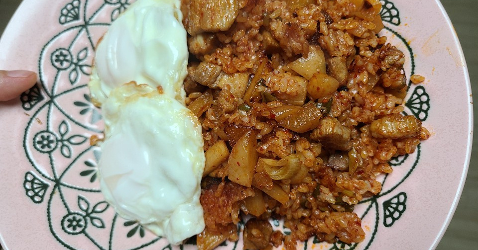 백종원 깍두기 볶음밥