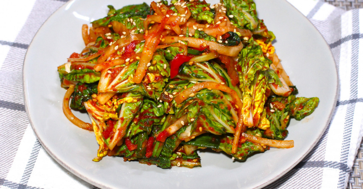 "Bomdong Geotjeori" is a side dish for winter season!