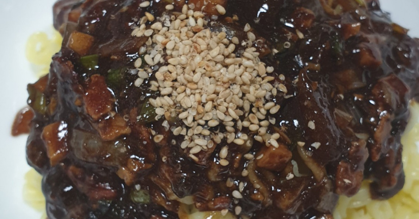 #간단한 중국집 짜장라면 만들기!