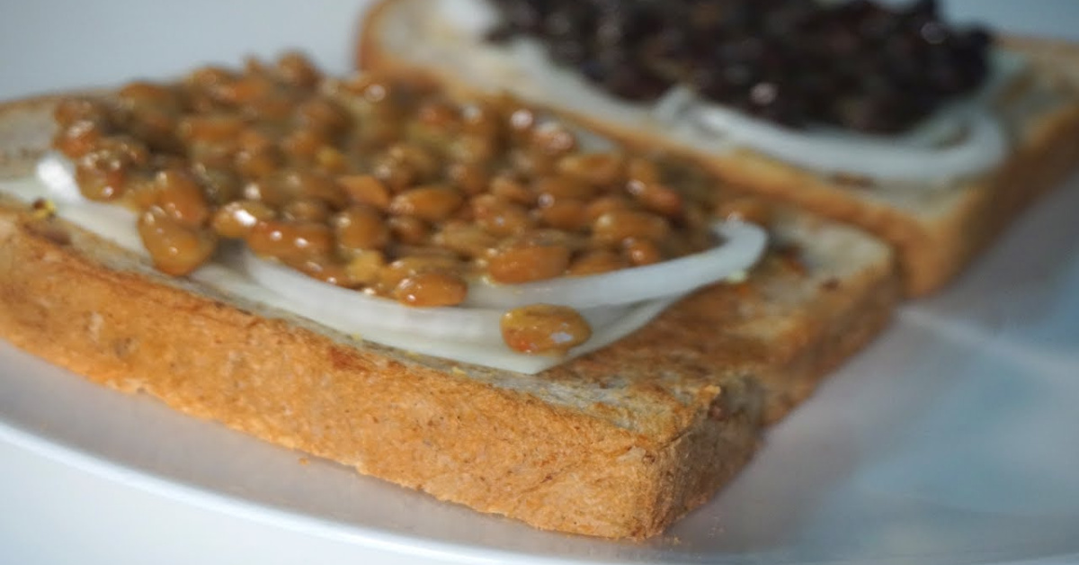 Natto Open Toast Recipe