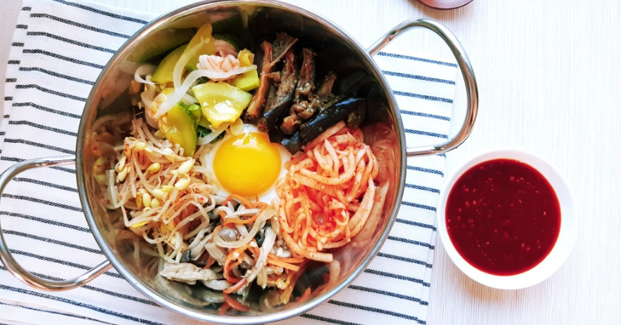 비빔밥 양념장 비비기 좋은 나물비빔밥 고추장양념 만들기