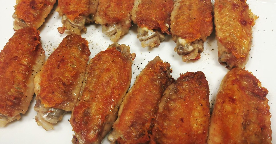 닭 날개 후라이드치킨 만들기 (프라이팬으로!)