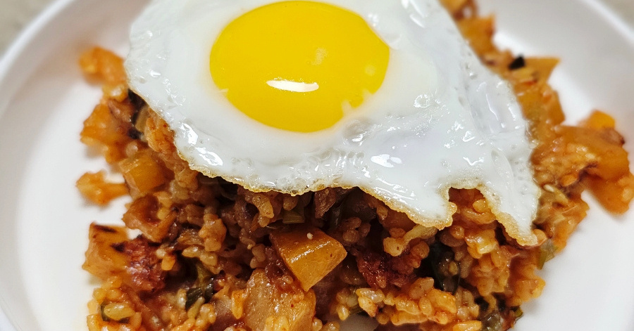 백종원 깍두기볶음밥 한그릇요리 깍두기 볶음밥 신김치 고깃집볶음밥 만드는 법