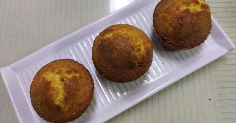 쉬운 홈 베이킹 바닐라 머핀 만들기