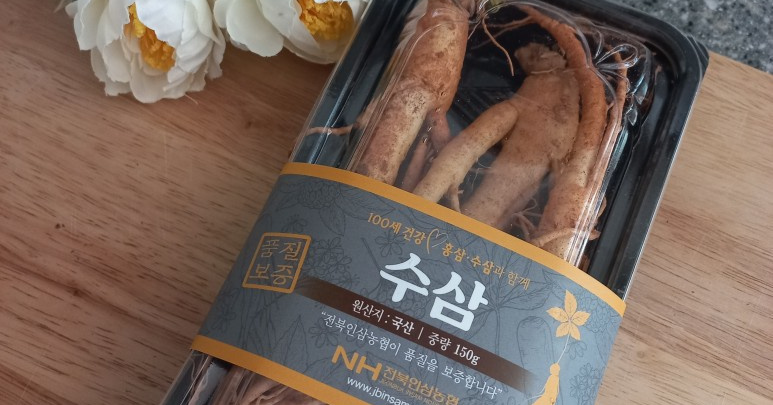 수삼효능 수삼인삼 따뜻한 인삼차 한 잔의 여유 초간단 인삼 손질법