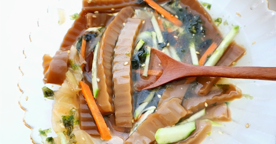 도토리묵 요리 냉면육수 활용 도토리 묵사발 만들기